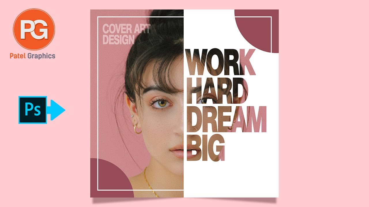 How To Create Simple Cover Art Design in Photoshop || Adobe Photoshop ...