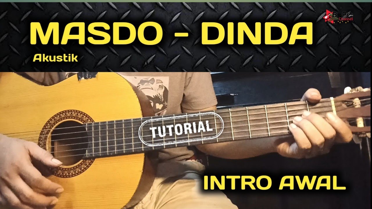 masdo dinda tutorial gitar intro depan - YouTube