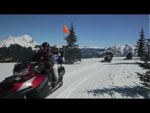 Snow Mobile Adventures Durango Colorado - YouTube