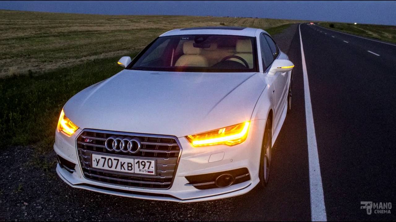 Audi a7 матричные фары LED-Matrix Matrix LED Licht matrix lights ...