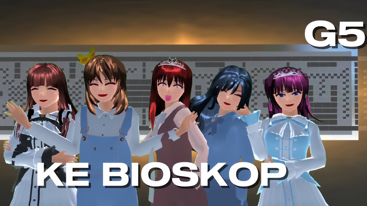 G5 (Geng 5) : KE BIOSKOP || DRAMA SAKURA SCHOOL SIMULATOR || - YouTube