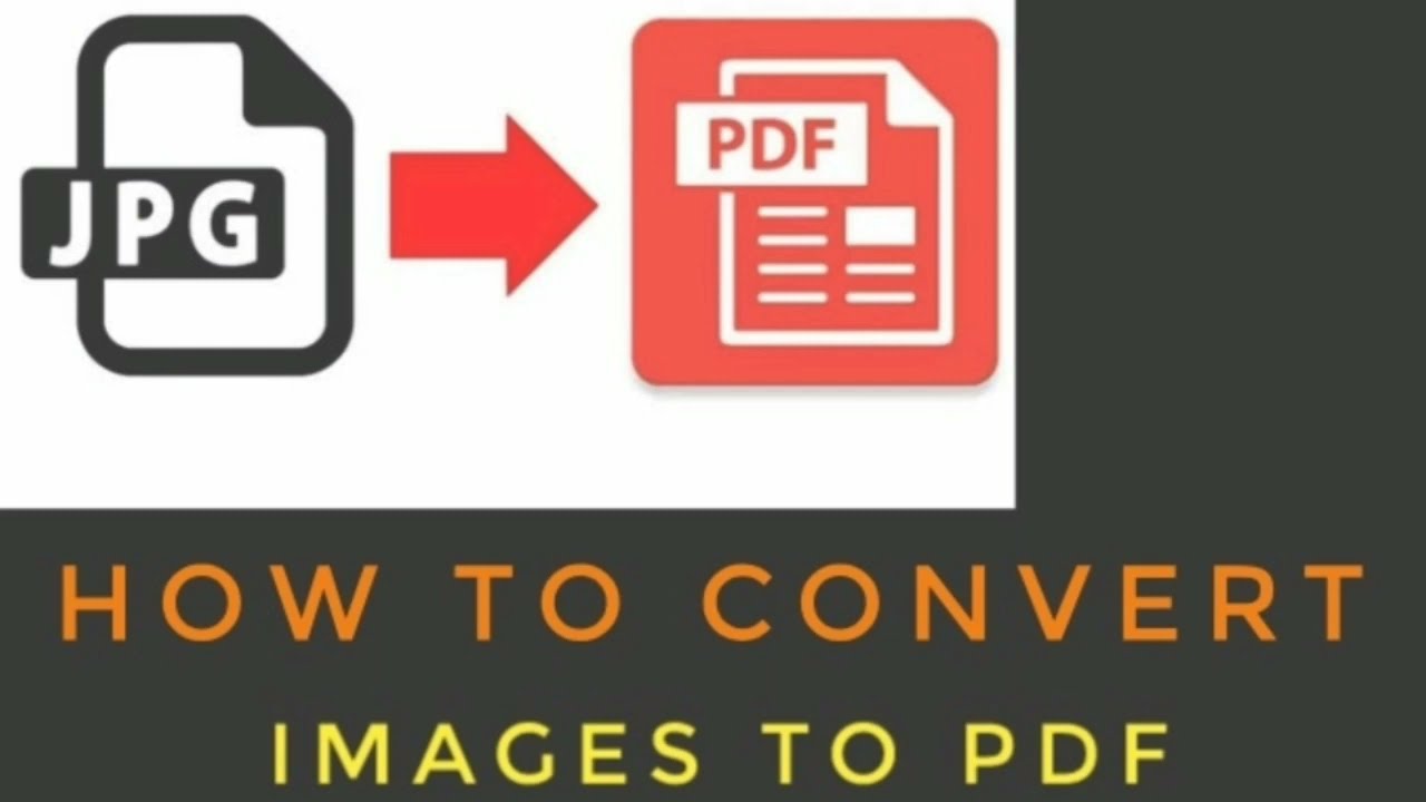 How To Convert IMAGES To PDF YouTube How To Convert IMAGES To PDF YouTube