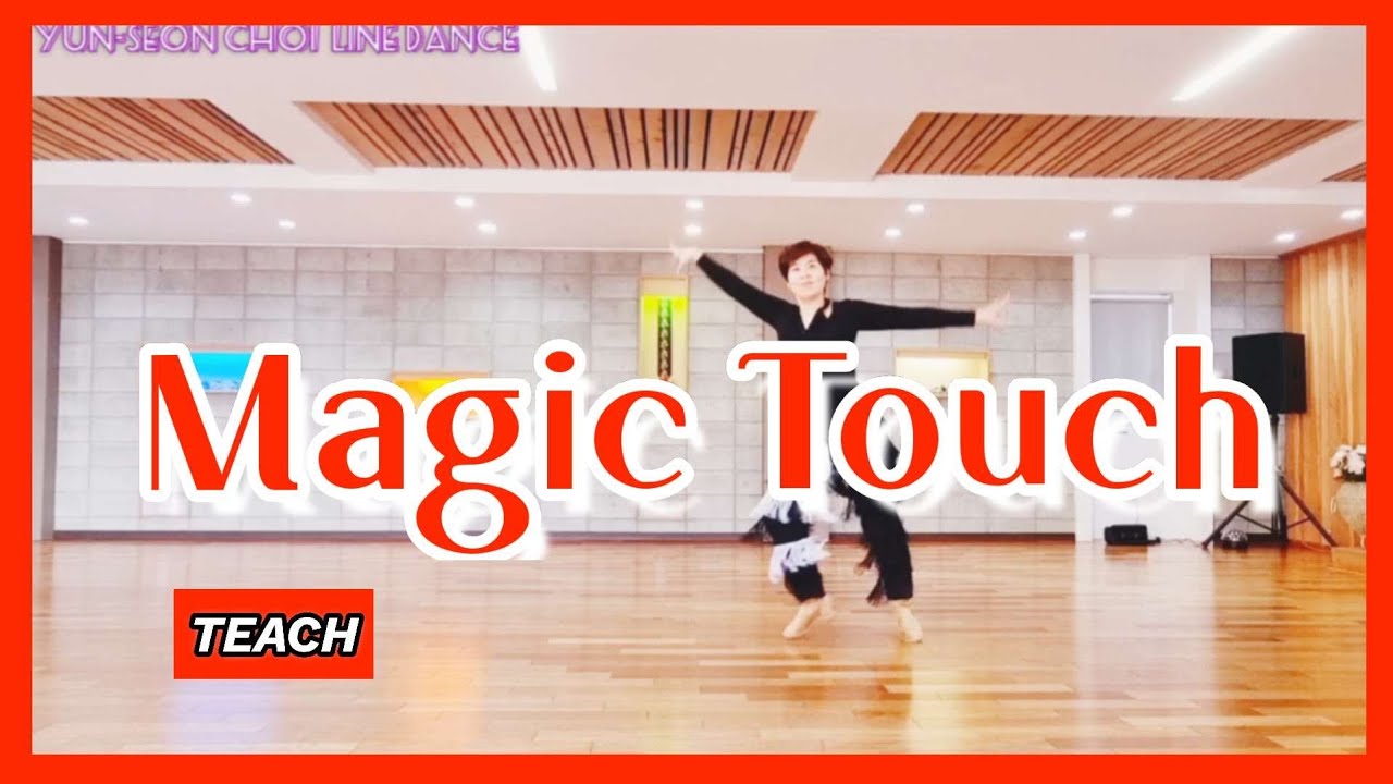 Magic Touch Teach/Improver line dance/samba - YouTube