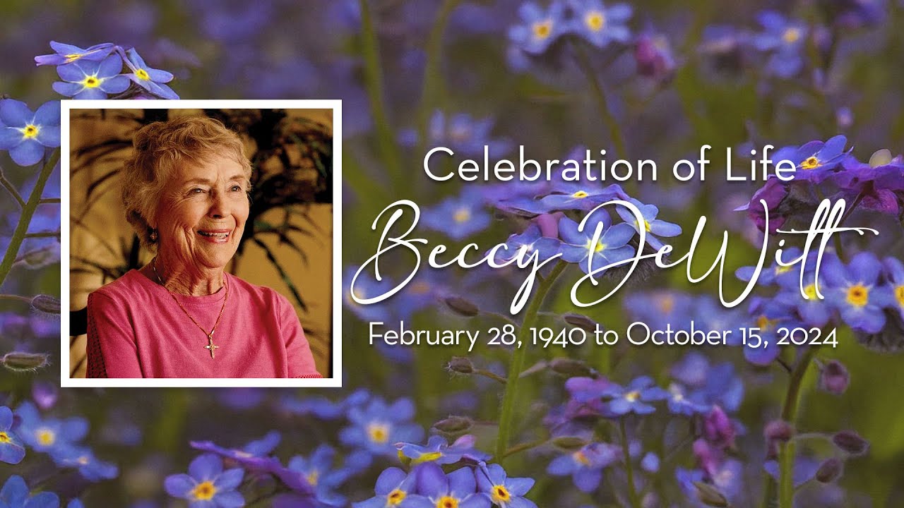 Beccy DeWitt Celebration of Life - YouTube