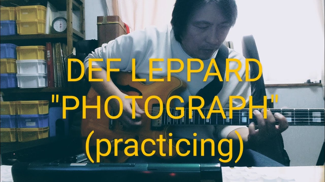 Def leppard:Photograph(practicing) - YouTube
