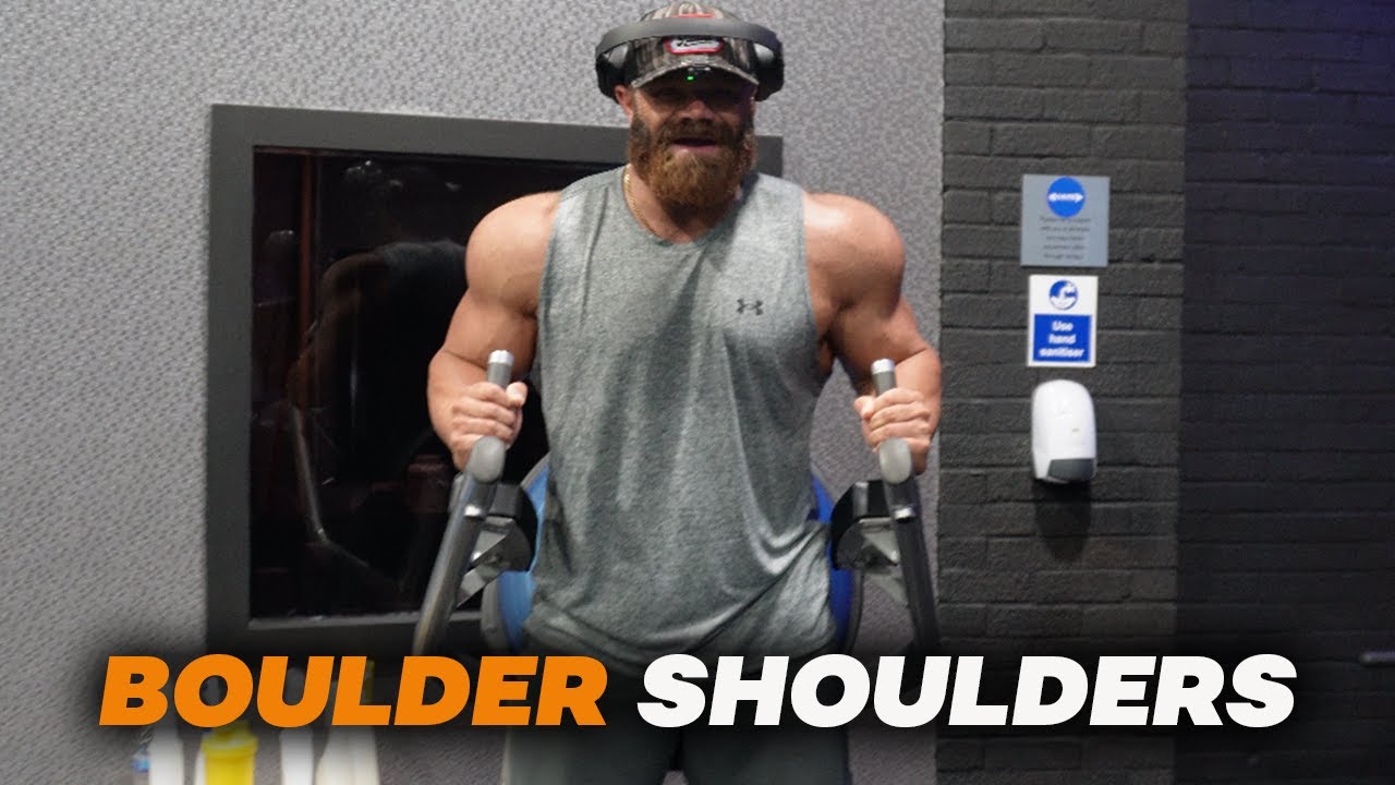 RAW gym shoulder workout and got a crazy PUMP | 12 weeks out - YouTube