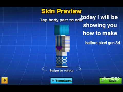 How to make ballora in pixel gun 3d - YouTube