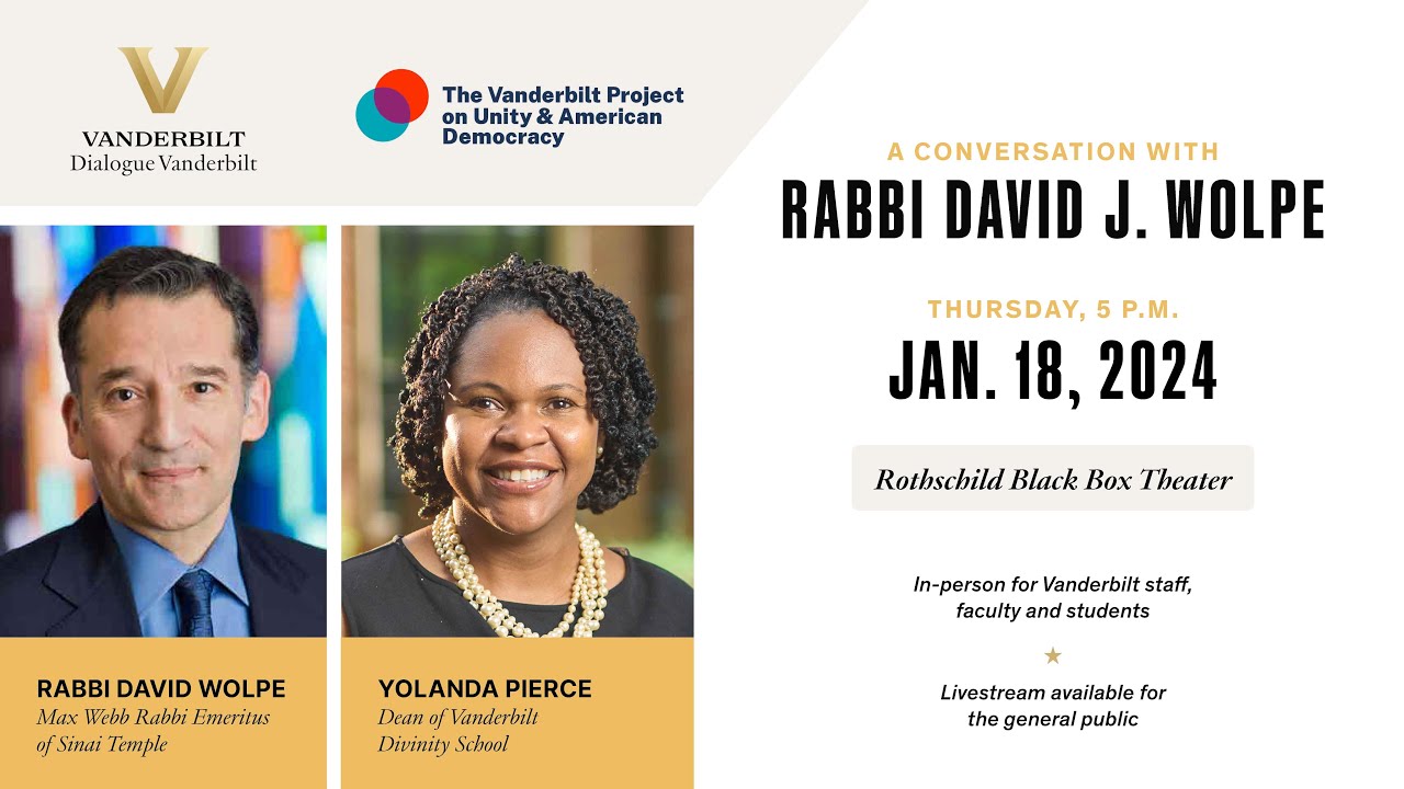 A Conversation with Rabbi David Wolpe - YouTube