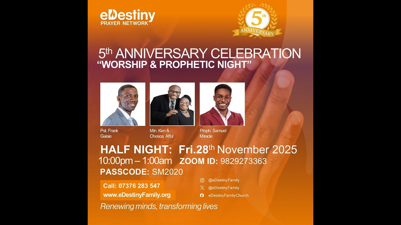 Proph. Samuel Miracle @ Hour of Destiny Prayer Network ll 5th ...