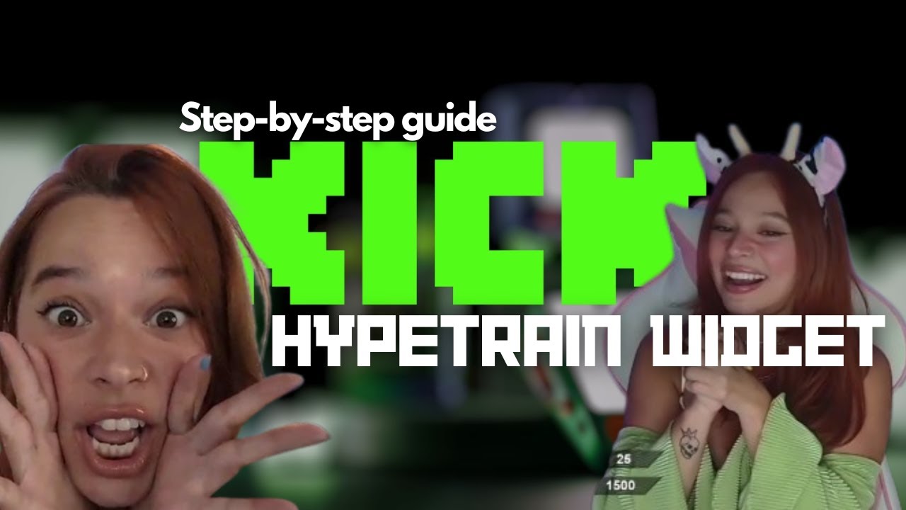 How to set up Kick hype train widget - YouTube