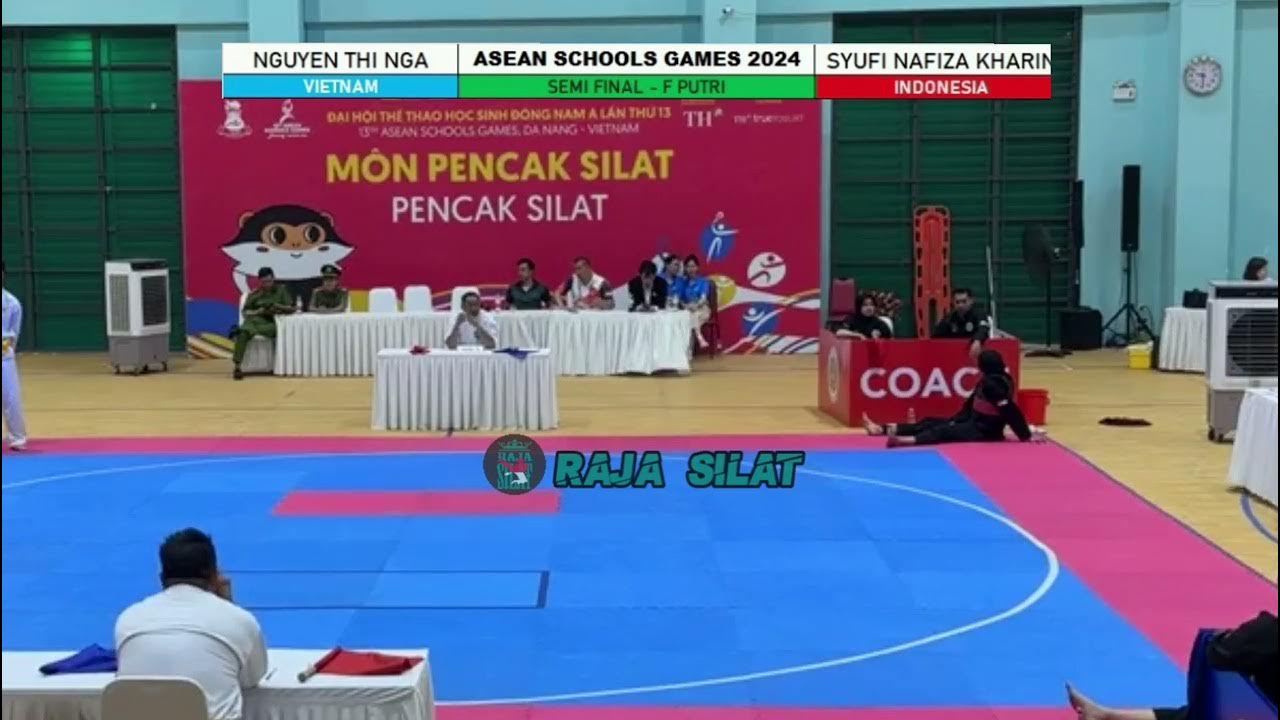 Semi Final Syufi Nafiza/Indonesia vs Nguyen Thi Nga/Vietnam - ASEAN SCHOOLS GAMES 2024 PENCAK ...