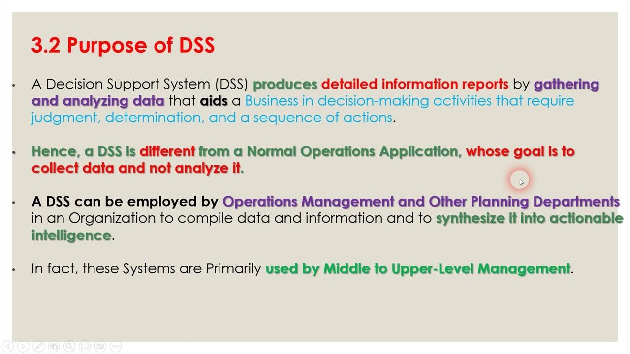 DSS Lecture 3 DSS Components and Characteristics - YouTube