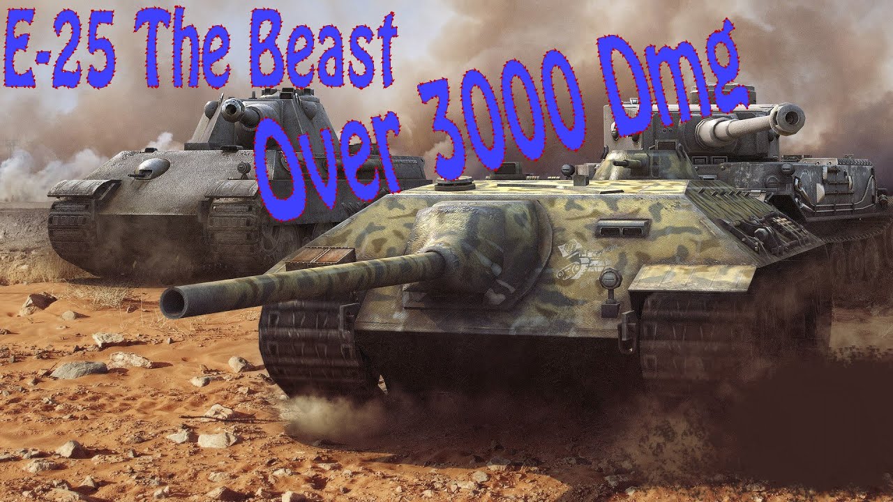 T7 premium German tank destroyer the E-25! - YouTube