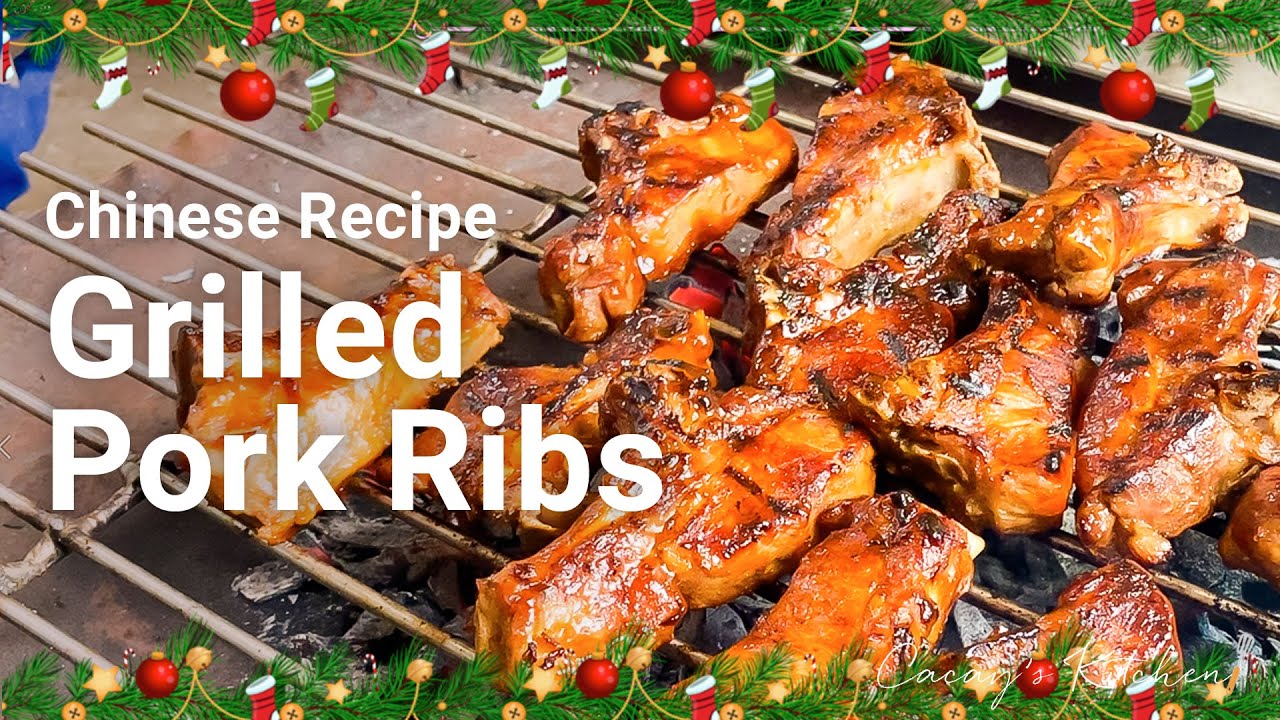 CHRISTMAS SPECIAL - Grilled Pork Ribs Recipe - YouTube