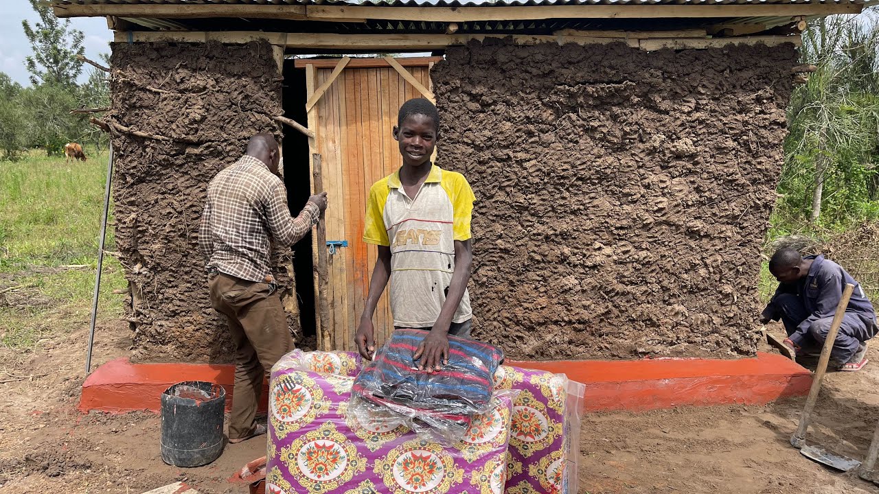 Isaac's brand new house with concreted floors and bedding - happy 2023 ...