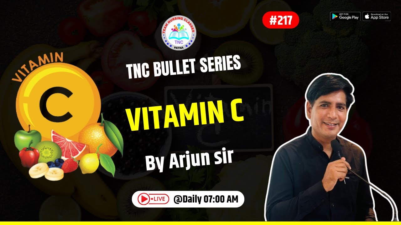Vitamin C || TNC Bullet Series # 217 || Most Important Topic || Daily 7 ...