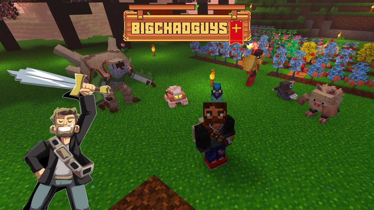 COBBLING AND CREATE | Big Chad Guys+ Minecraft | 8 - YouTube