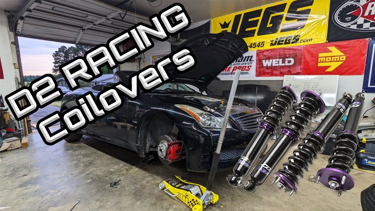 D2 Racing Coilovers: G37 Convertible Upgrade - YouTube
