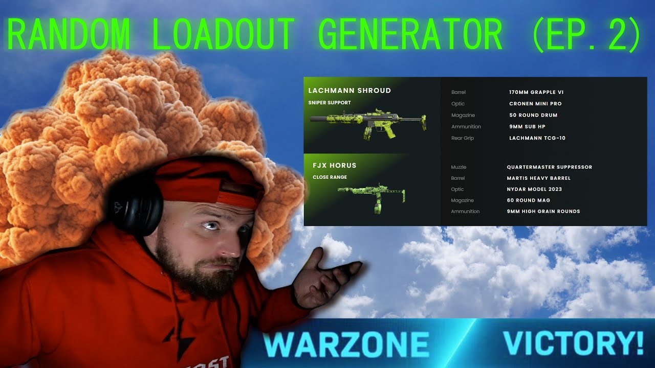 Random Loadout Generator EP.2 (WARZONE) - YouTube