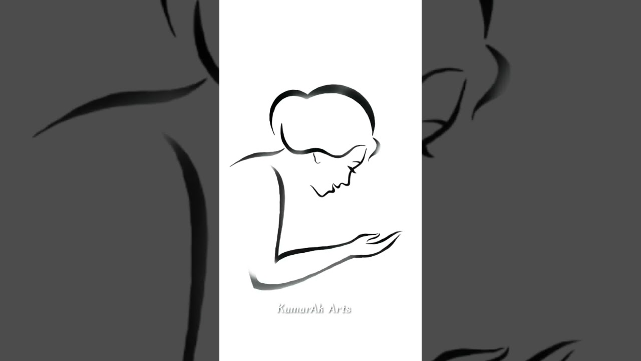 meri maa ️ mom and son line art #shorts #art #mom #maa #youtubeshorts ...