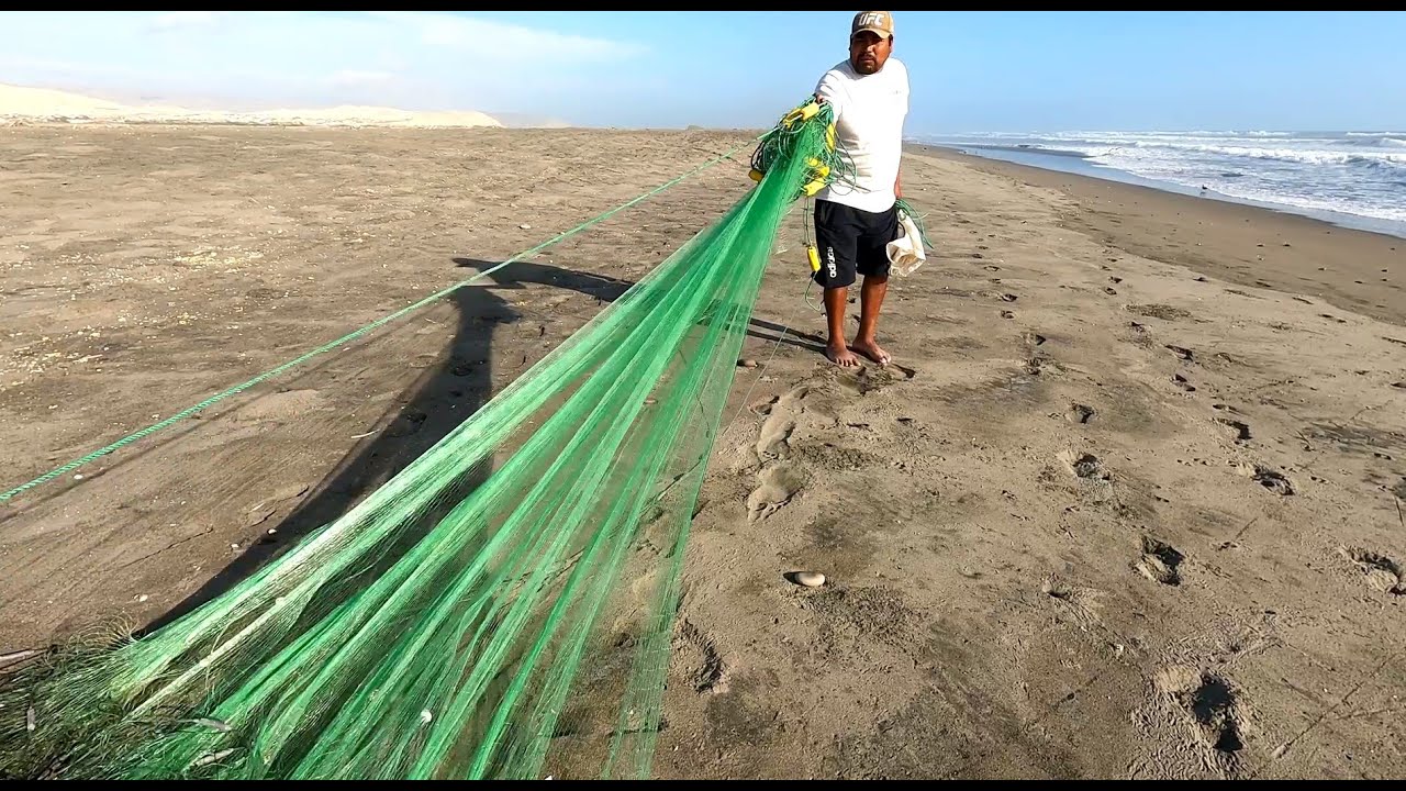 Cómo aprender a TIRAR una RED de PESCA al mar bien explicado paso a ...