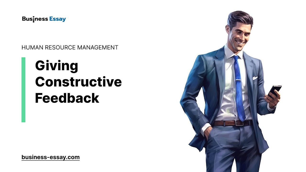 Giving Constructive Feedback - Essay Example - YouTube