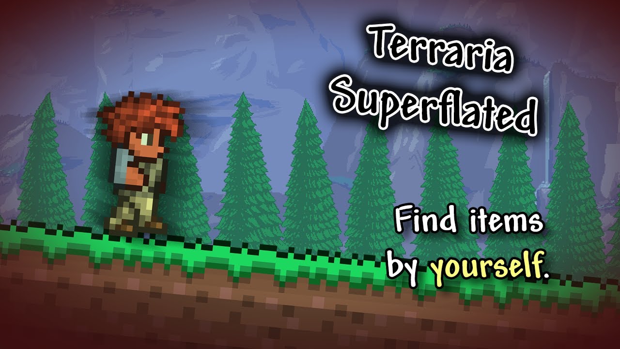Terraria, but You Started without Terrain... || Terraria Superflat Part 1 - YouTube