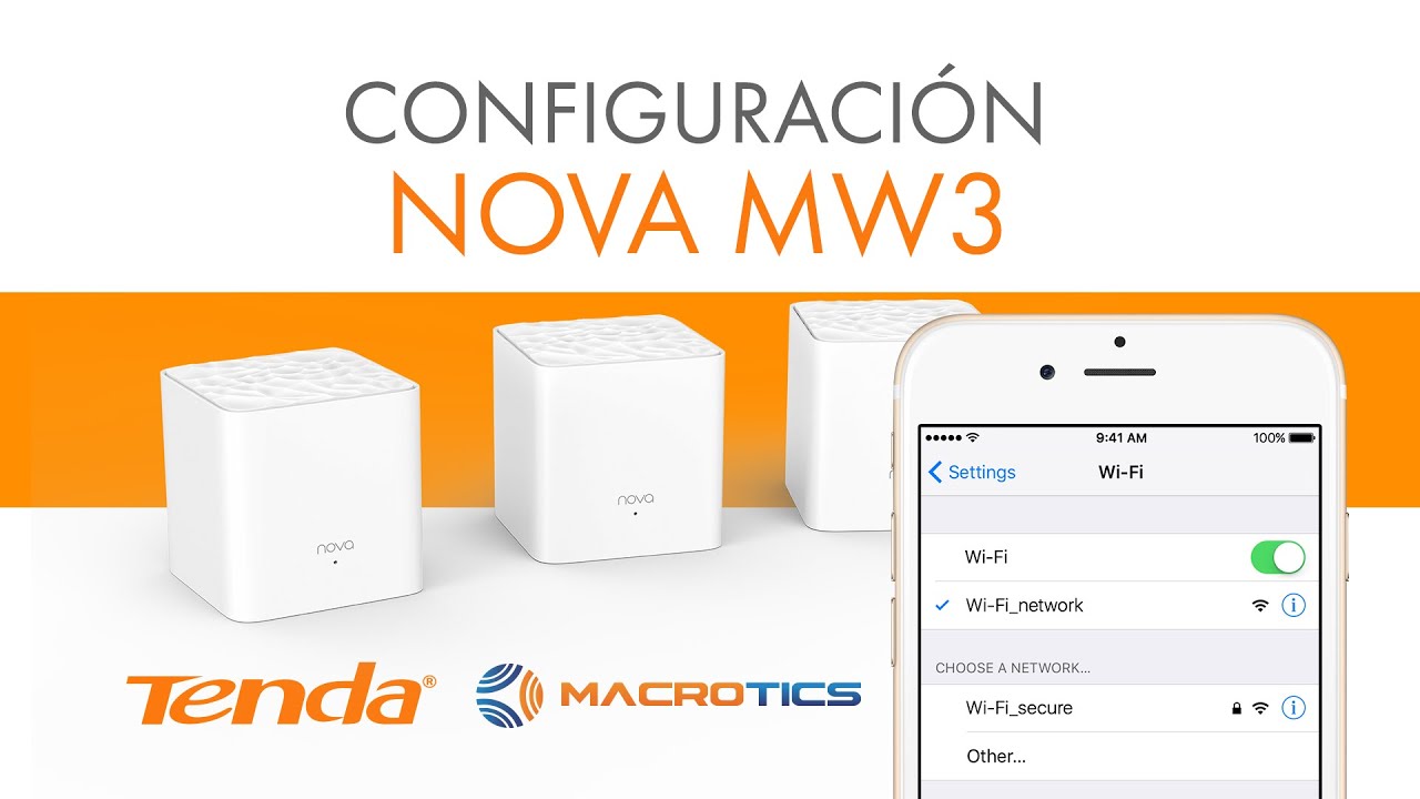 Tenda Nova MW3 Configuración y Puesta en Marcha - YouTube