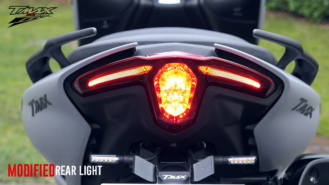 TMax 560 2020 - Modified Rear Light - YouTube