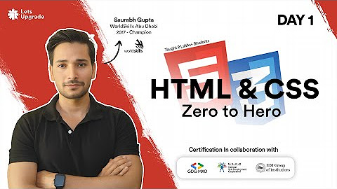 HTML & CSS Zero to Hero | 25th Sept - YouTube