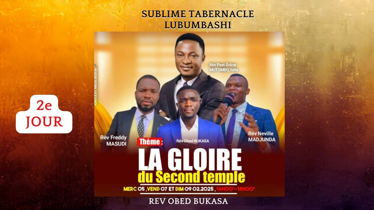 Live streaming of SUBLIME TABERNACLE LUBUMBASHI - YouTube
