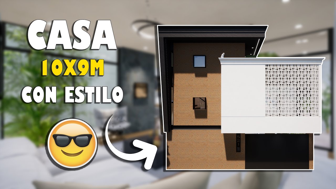 CASA de 10x9 metros con un ESTILO ÚNICO!! 😎 - YouTube