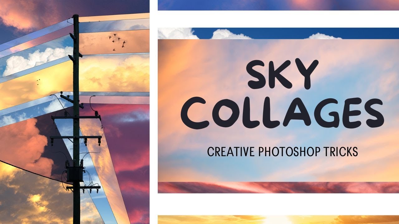 Sky collages: Composite sky photos into different segments to create ...