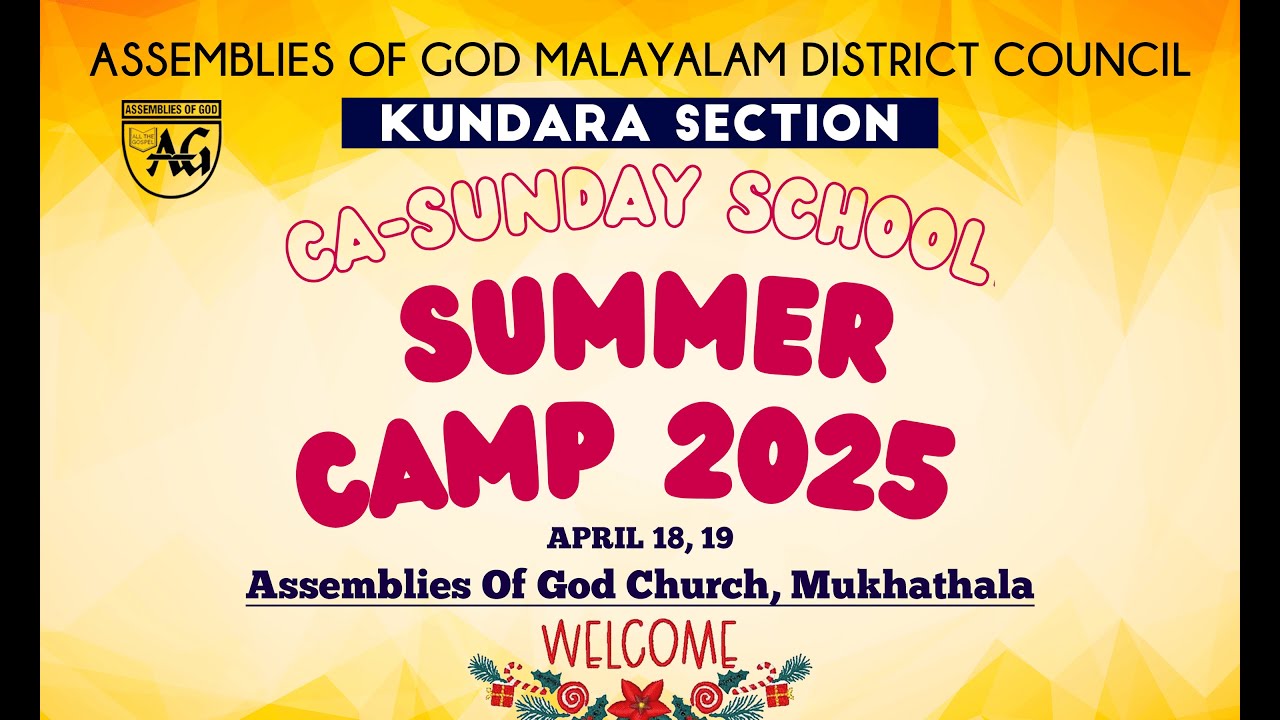 Evg. SHARLET P MATHEW & Sr LINTA | AG KUNDARA SECTION CA-SUNDAY SCHOOL ...
