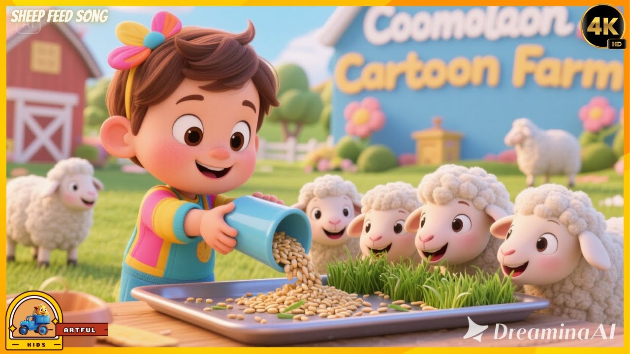 🐑 Let’s Feed the Sheep Song 🐑 | Fun Farm Animal Song for Kids 🌾🎶 ...