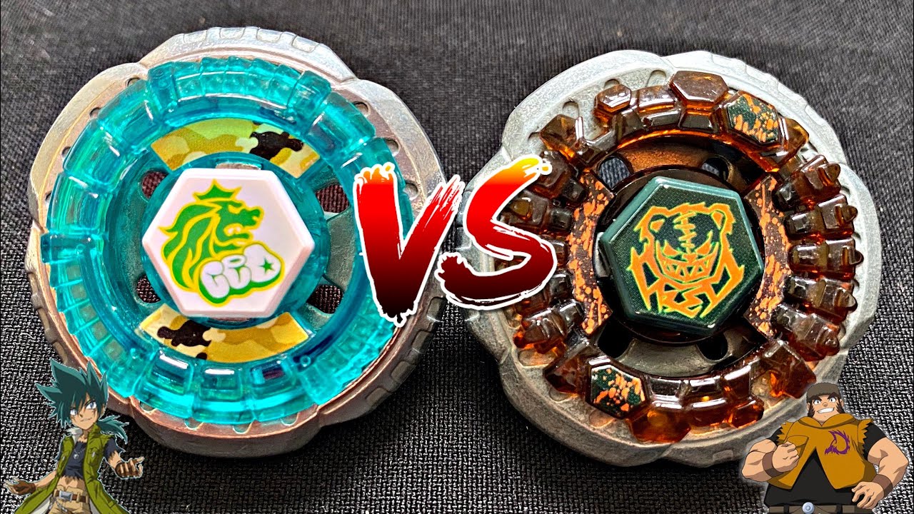 ROCK LEONE 145WB vs ROCK ORSO D125B - Metal Fight Beyblade - YouTube