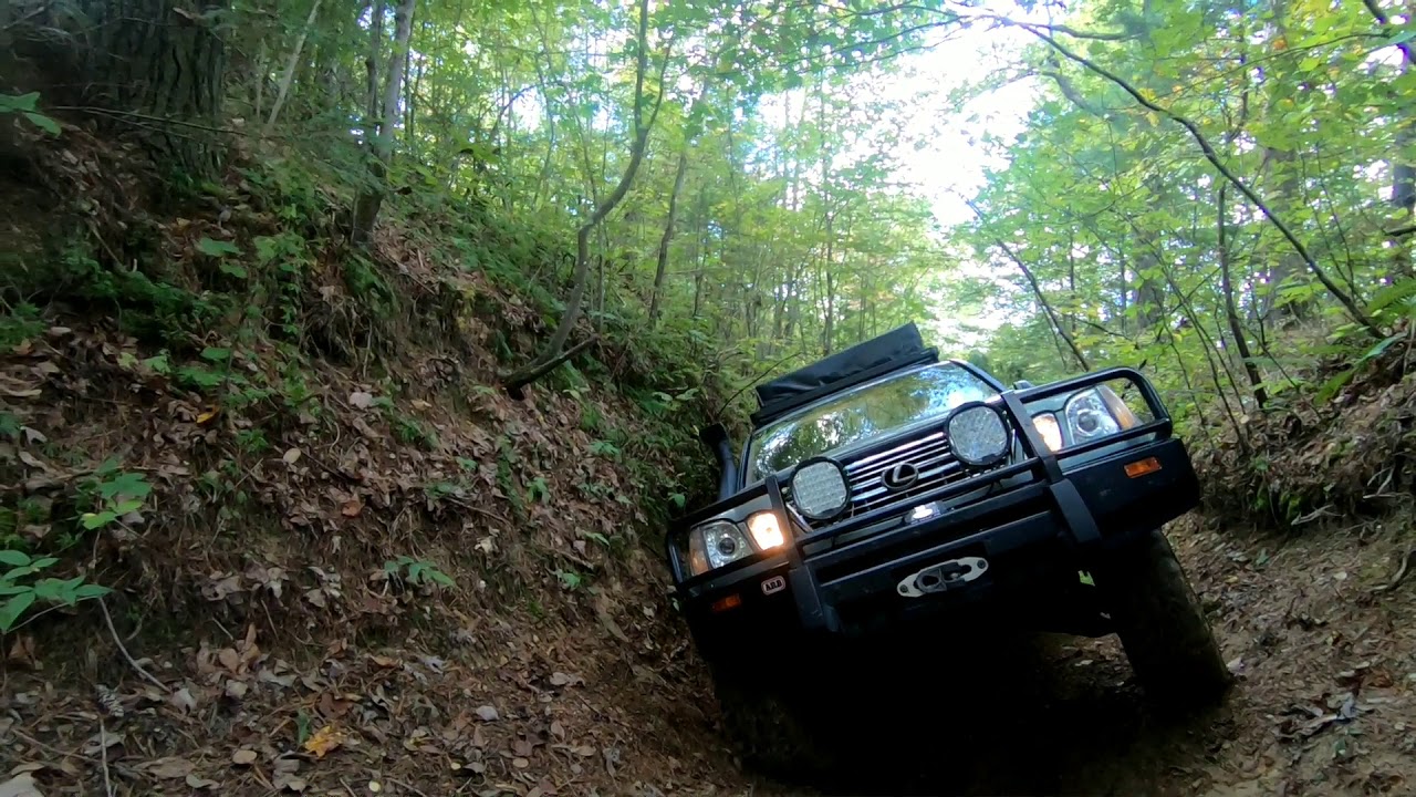 Kentucky Adventure Trail (KAT) 100 series major wheel lift - YouTube