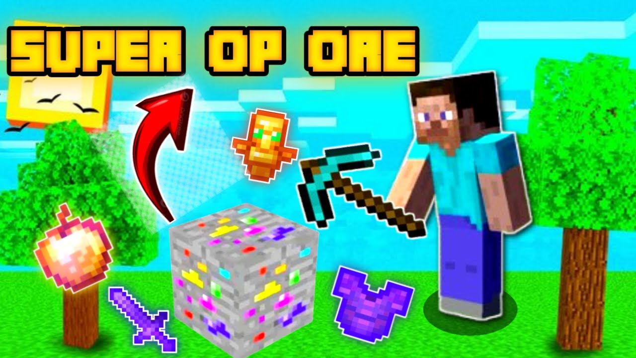 MINECRAFT BUT ORES DROP SUPER OP LOOT | MINECRAFT GAMEPLAY | - YouTube