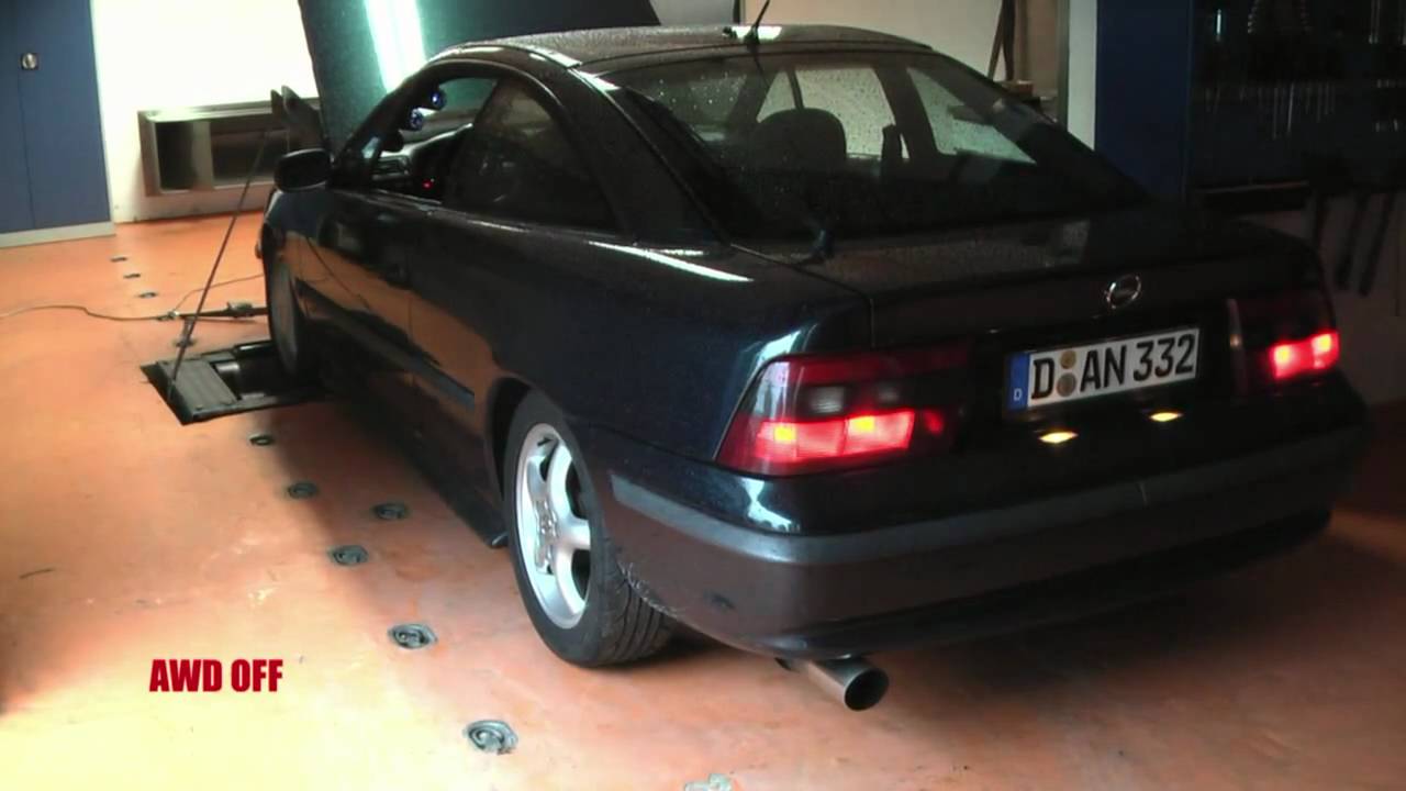Calibra c20let Dyno run - YouTube