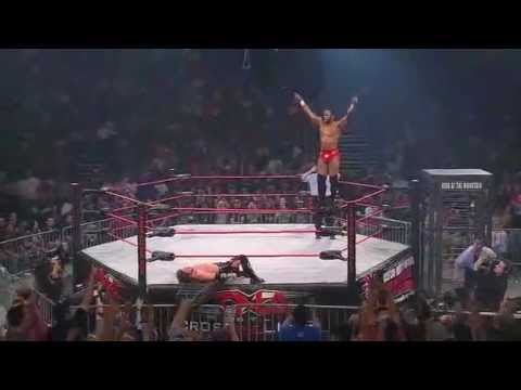 Jay Lethal finisher - Diving Elbow drop on a ladder - YouTube