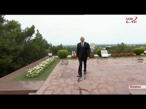 Balakəndə ulu öndər Heydər Əliyevin abidəsini ziyarət