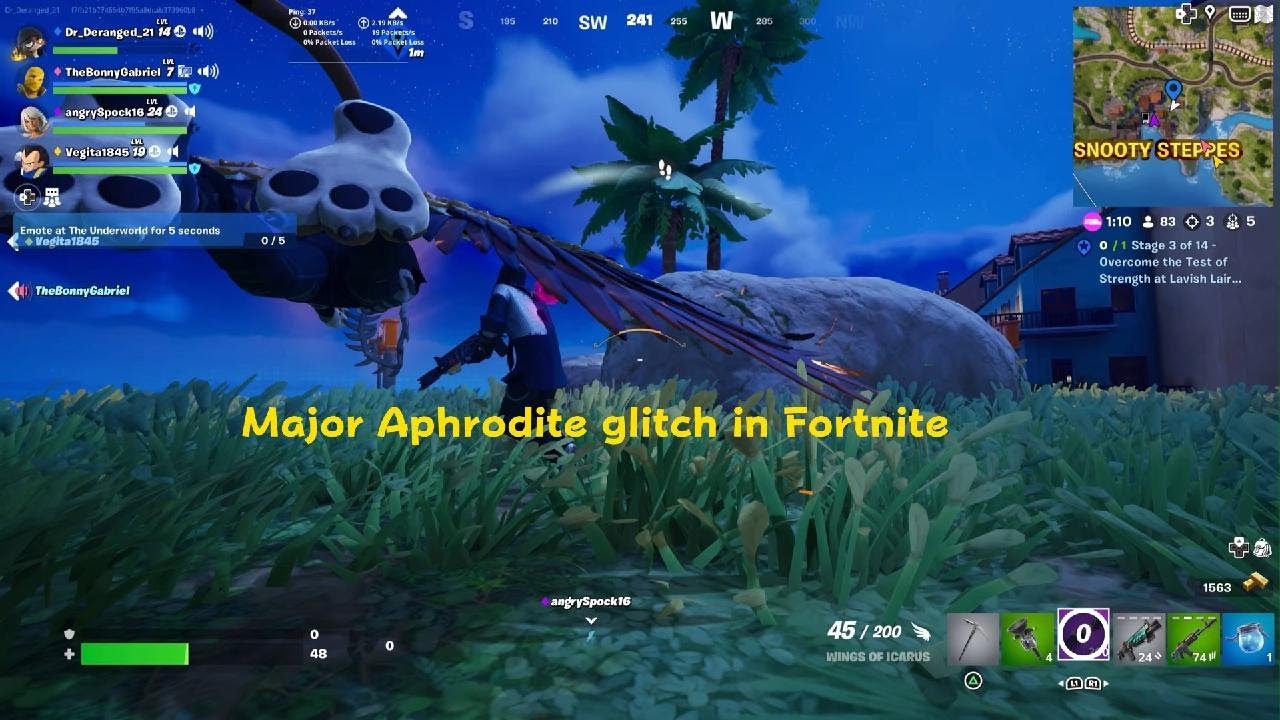 Fortnite_955- Major Aphrodite glitch in Fortnite - YouTube