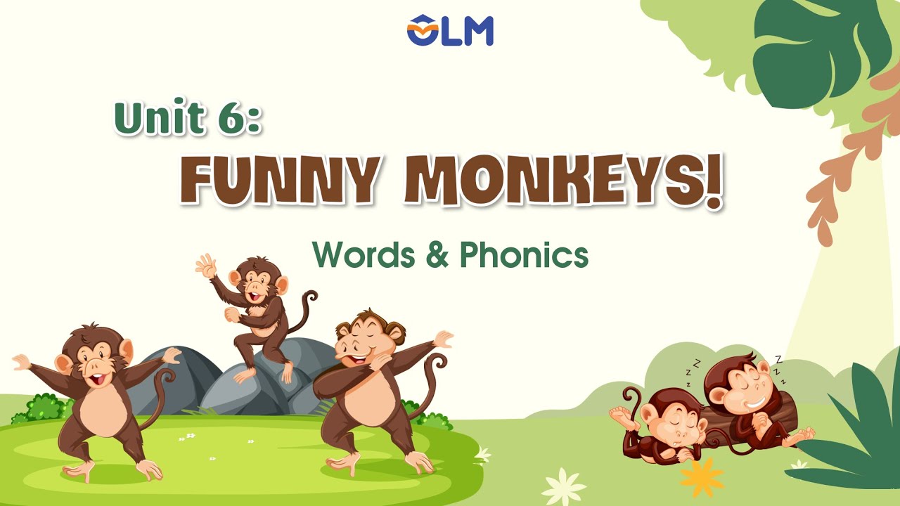 Unit 6: Funny Monkeys! - Words and Phonics - Family and Friends 4 [OLM.VN] - YouTube