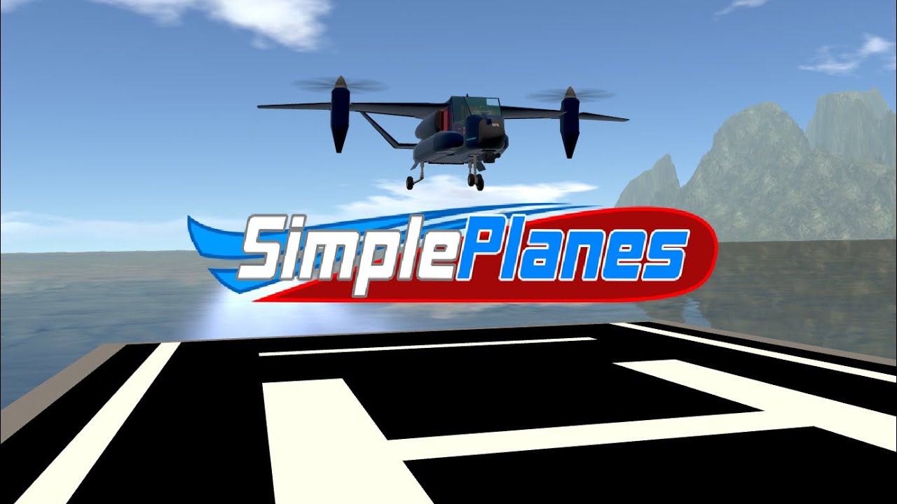 Simpleplanes VTOL landing destroyer - YouTube