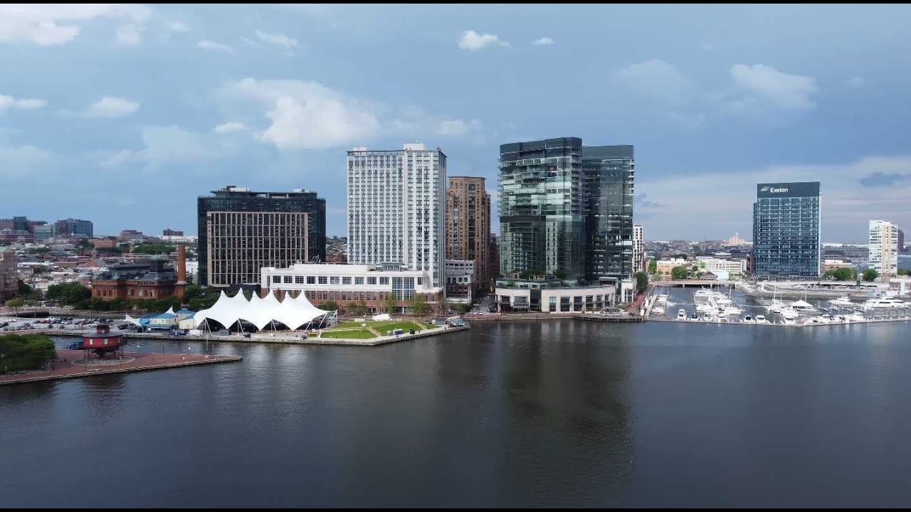 Baltimore Drone Footage 4K - YouTube