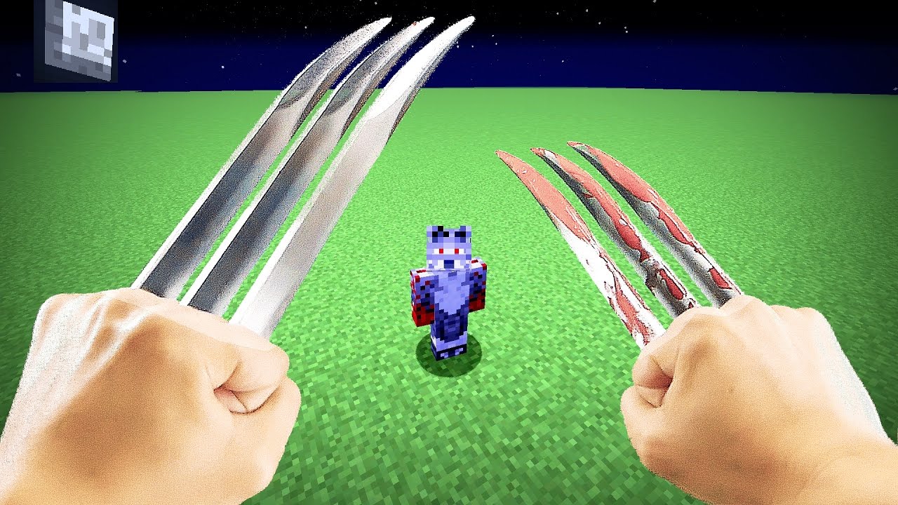 REALISTIC MINECRAFT - STEVE BECOMES WOLVERINE - YouTube