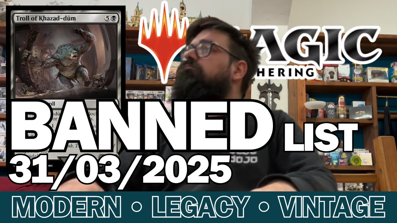 Banned List 31/03/2025 MTG Modern, Legacy e Vintage - YouTube