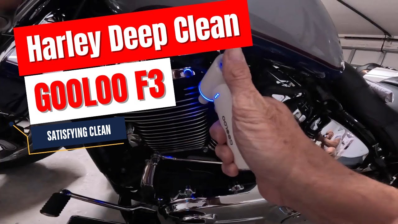 Harley Davidson Deep Clean with F3 | Satisfying Motorcycle Wash - YouTube
