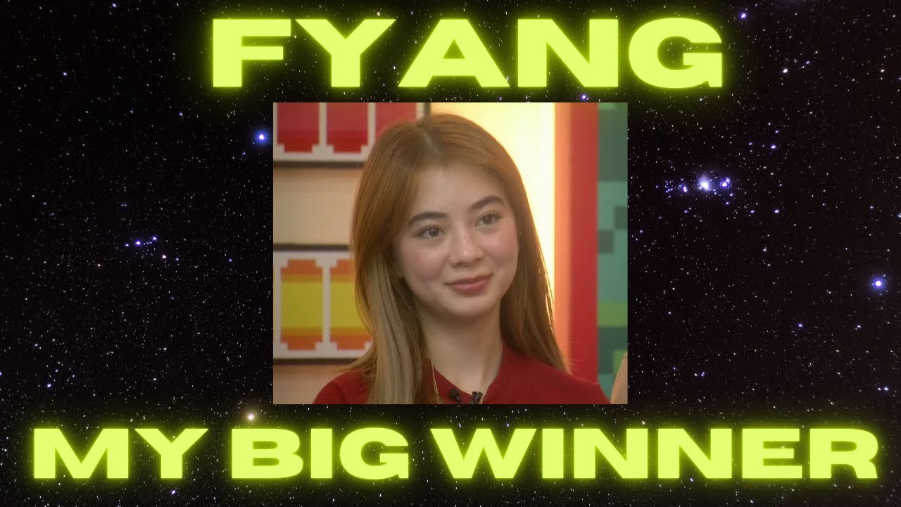 Fyang is my Big Winner - YouTube