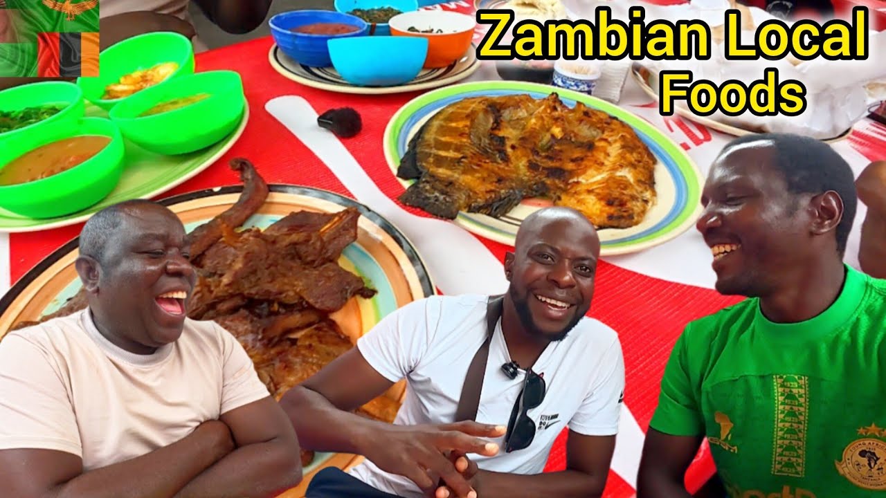 Zambian traditional food is sold here // matebeto restaurants in Lusaka ...